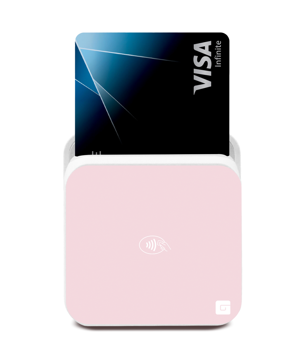 Salon & Spa Credit Card Reader - Pink - GlossGenius – GlossGenius Card ...